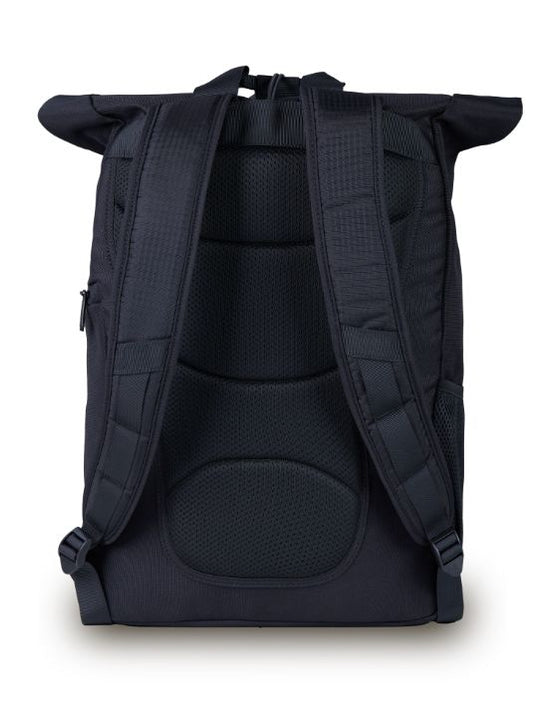 Black Roll Top Backpack