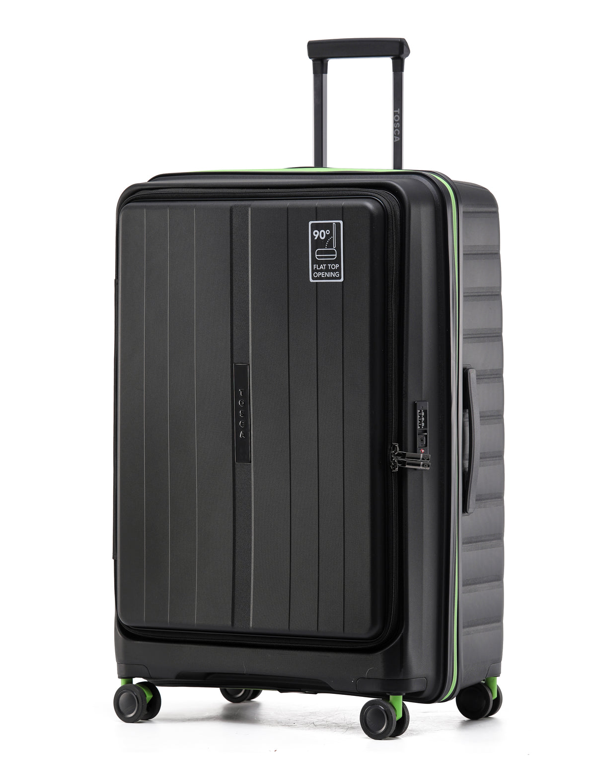 Cruiser Black 77cm Large Hard Suitcase