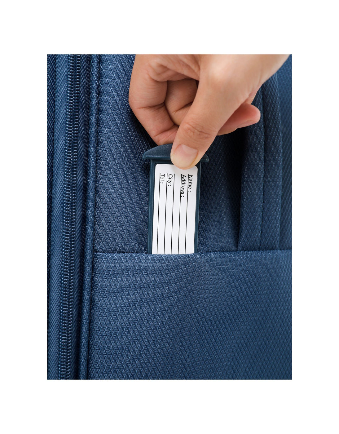So Lite 67cm Medium Expandable Soft Blue Suitcase