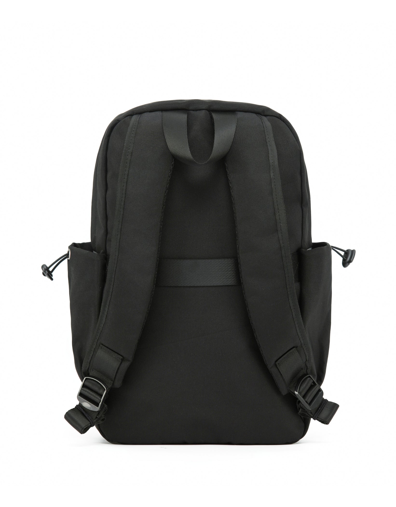 Anti-Theft RFID Blocking Large Black Zip Backpack