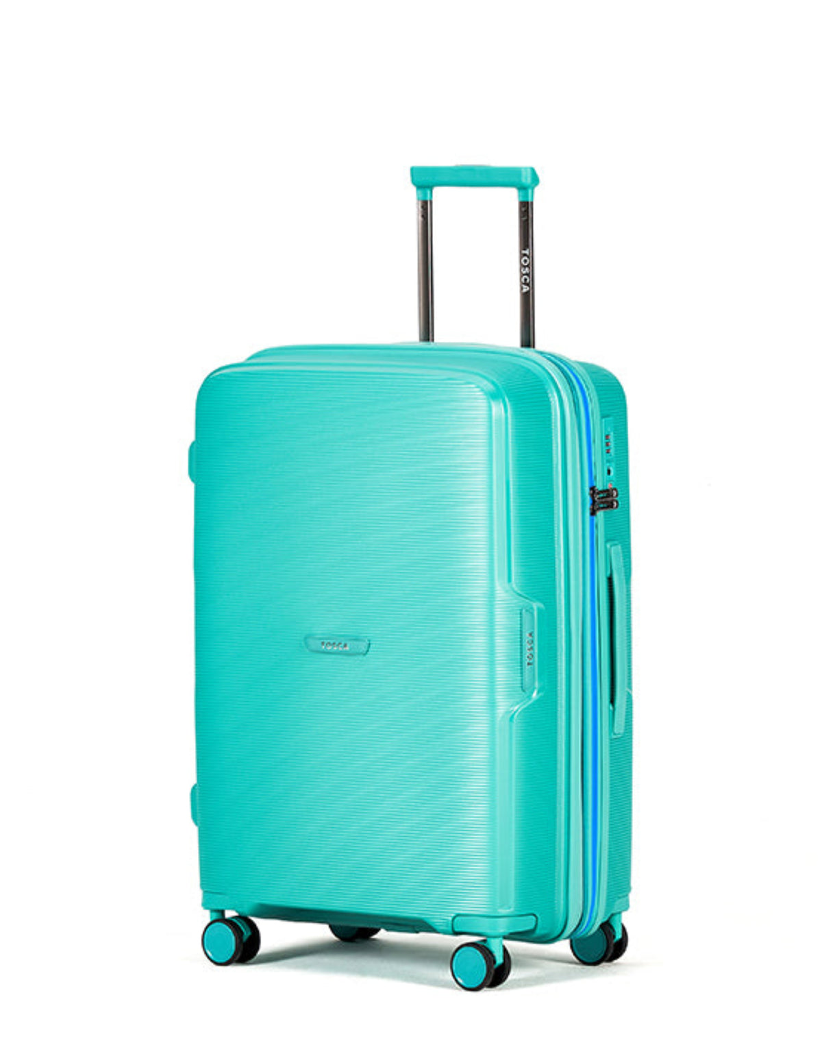 Bel Air 66cm Medium Expandable Hard Teal Suitcase