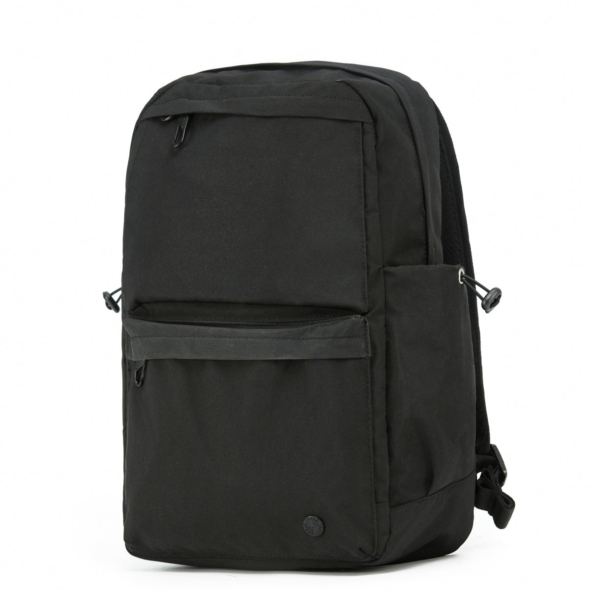 Anti-Theft RFID Blocking Large Black Zip Backpack
