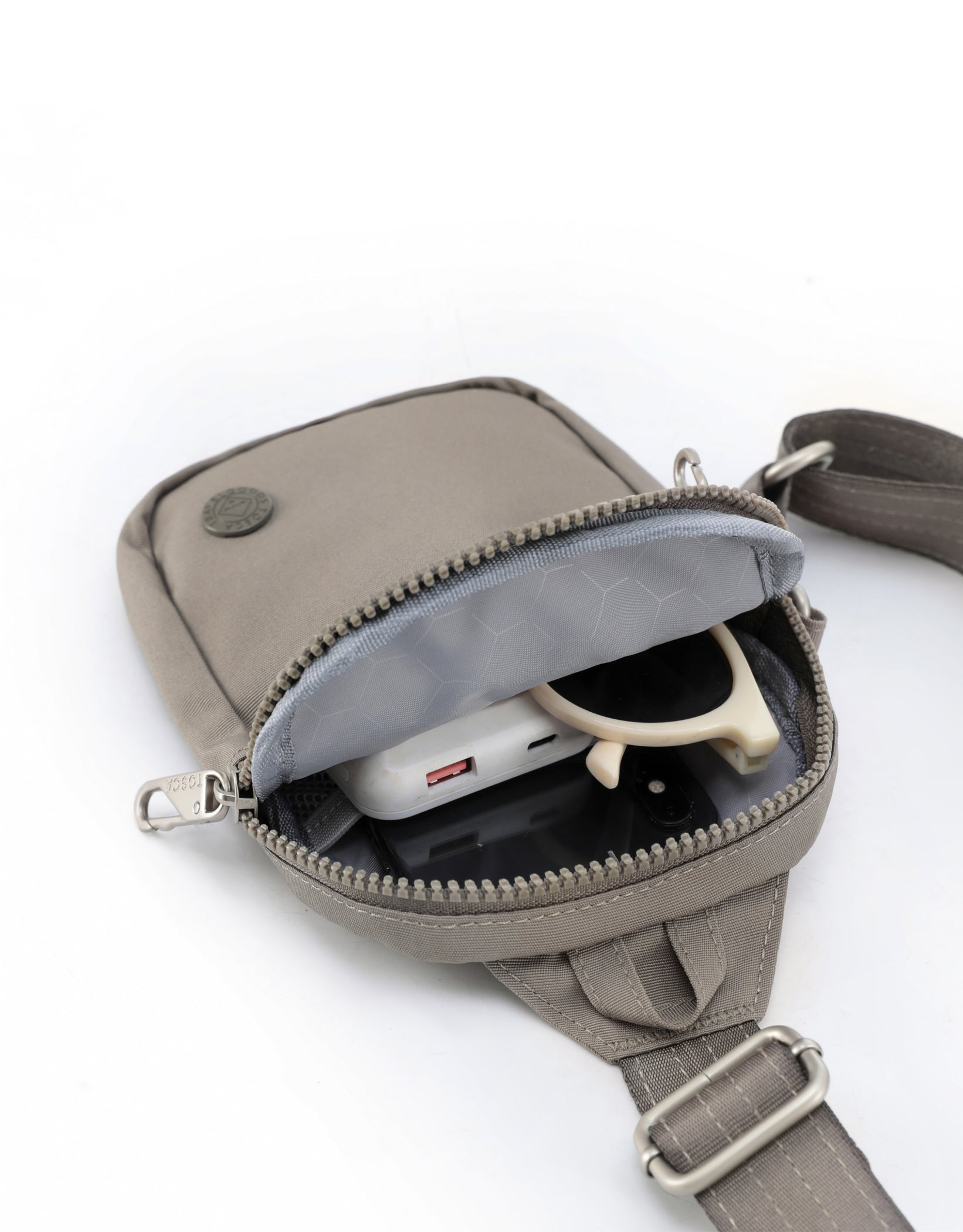 Anti-Theft RFID Blocking Black Slinger Bag