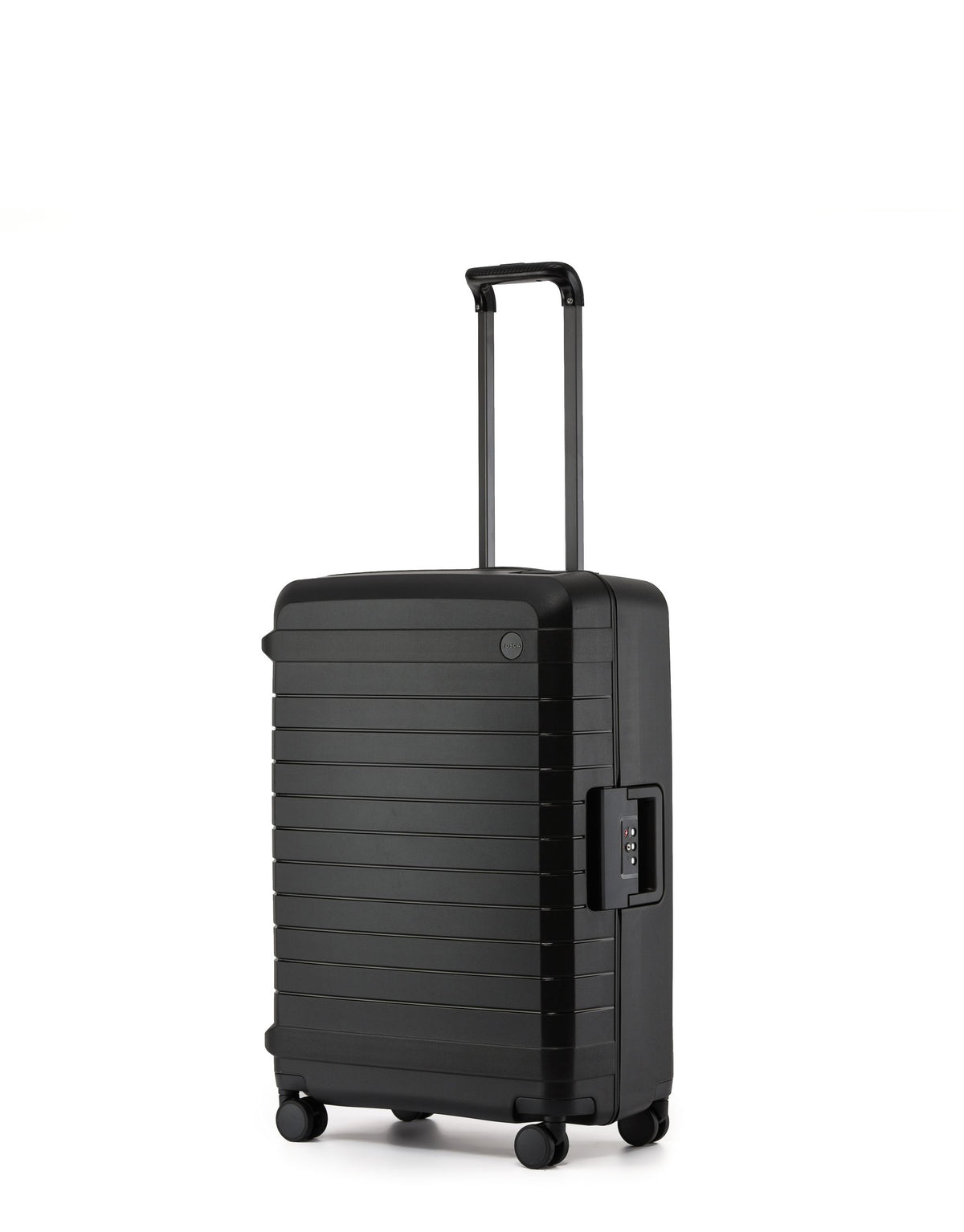 Vault 67cm Medium Hard Carry-On Black Suitcase